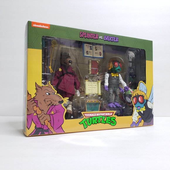 NECA Splinter vs Baxter | Toys | Neca Tmnt Splinter Vs Baxter 2pack ...